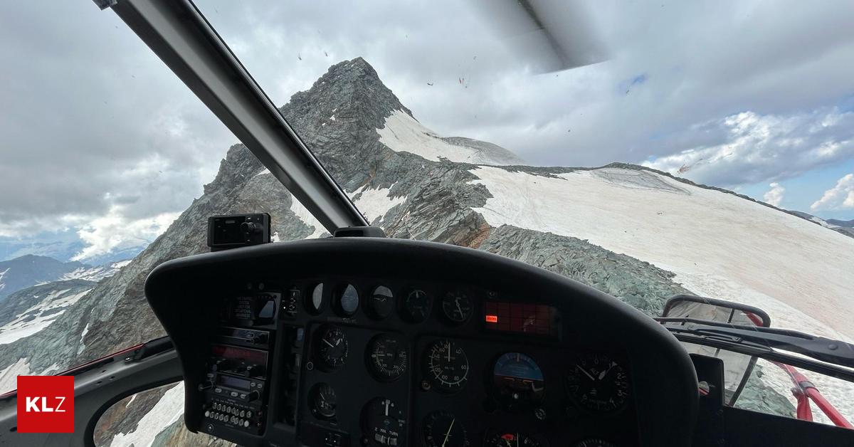 Bergsteiger mit Hubschrauber vom Großglockner geholt